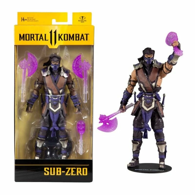 Саб Зиро Фигурка Мортал Комбат McFarlane Toys Sub-Zero Winter Purple