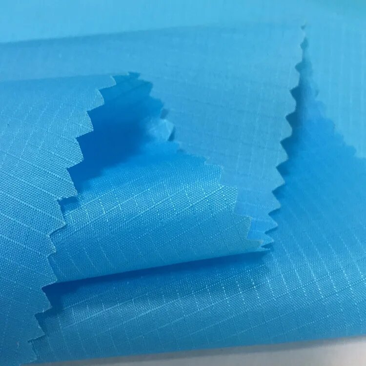 Водонепроницаемая тафта Ripstop 210T, черная, белая, синяя, красная, серая Синий, 150cmx10m, 7 Sky Blue