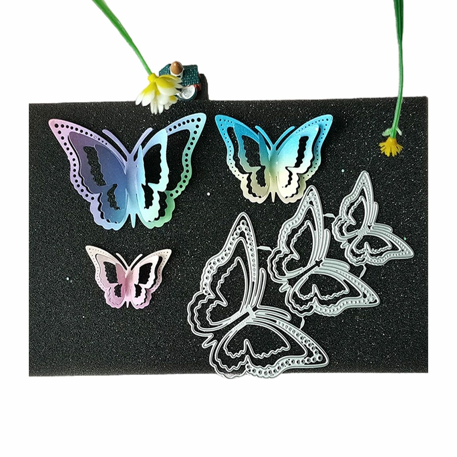 Шаблоны для вырубки бабочек скрапбукинга и альбомов