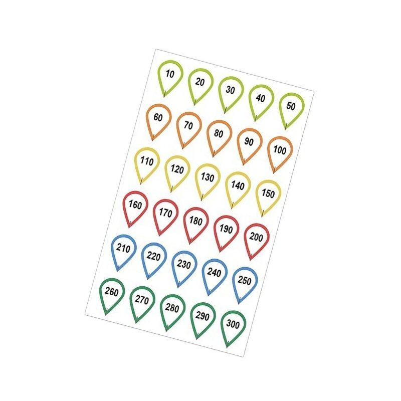 Наклейка на Турель с 10 Винтовочными Прицелами, Метки Турели Для Винтовочных Прицелов Подходят Для большинства Колпачков Прицелов