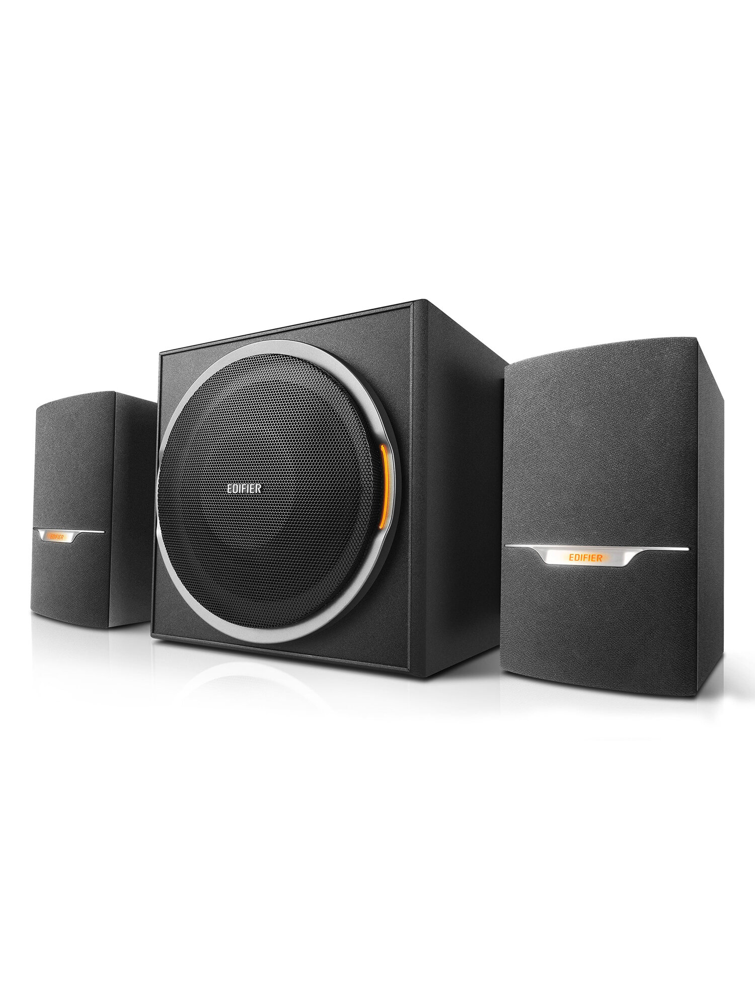 Активная 2.1 акустическая система Edifier R303BT, Bluetooth, FM-радио, USB/SD, чёрная