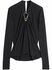 Блуза Lanvin, размер 42 FR, черный