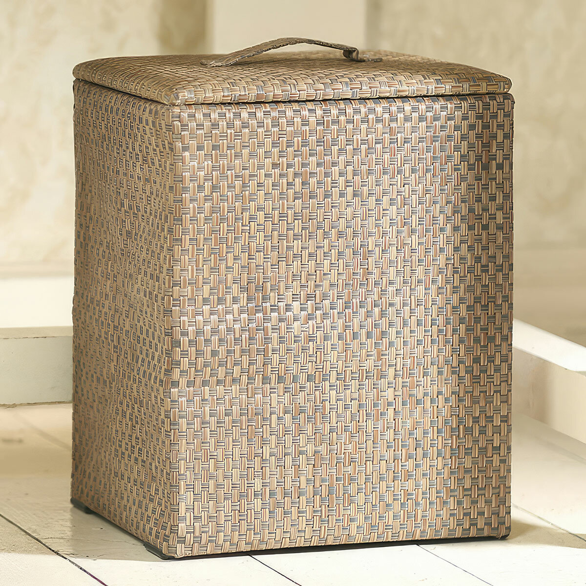 Корзина для мусора Casy Home 27х20х33 см HB-021 ротанг, цвет коричневый