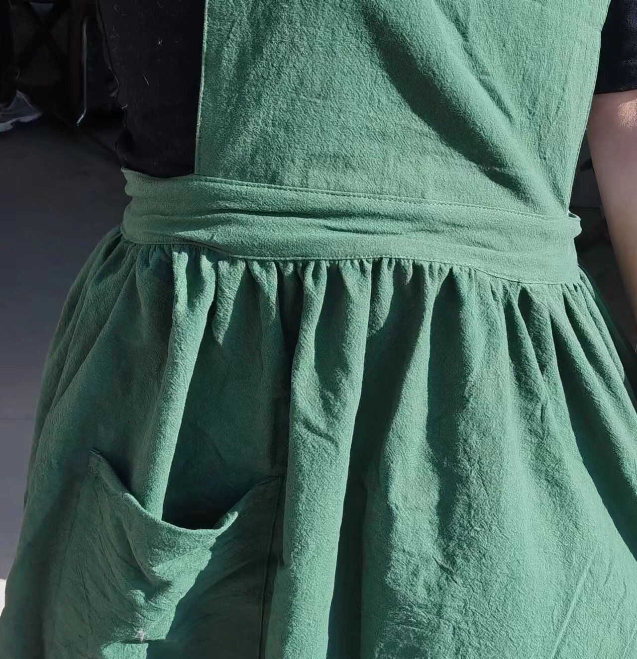 Корейская версия, японский стиль, студенческий стиль, ресторан, бариста, молочный чайный магазин, цветочный рабочий фартук, художественный фартук, фартук из чистого хлопка