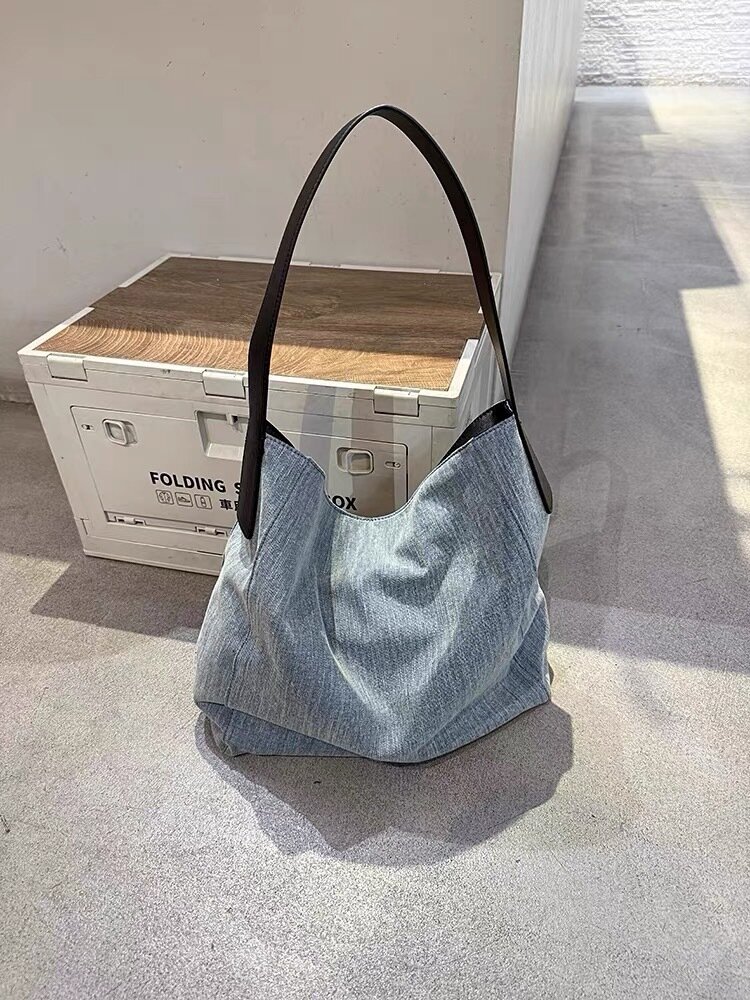 Сумка из полосатого холста из овчины для женщин 2025 года, новая сумка из натуральной кожи, большая вместимость, повседневный стиль, сумка через плечо