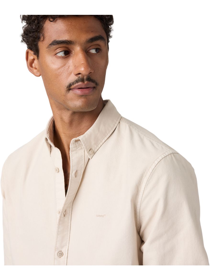 Рубашка Levi's Men Authentic Button Down Shirt, размер L, серый — фото 1