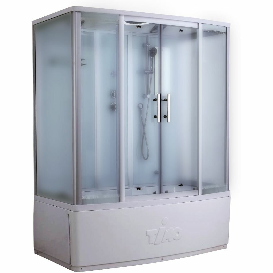 Душевая кабина Timo (Тимо) Standart T-6650SF цвет профиля хром, стекло матовое 5 мм 88х220х150 см