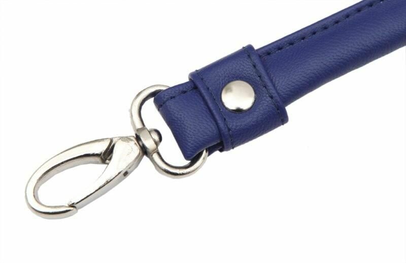 Ручки для сумки с крючком "Bags & Handles", длина 43см, искуственная кожа, синий, 2шт в упаковке, KnitPro, арт.10891