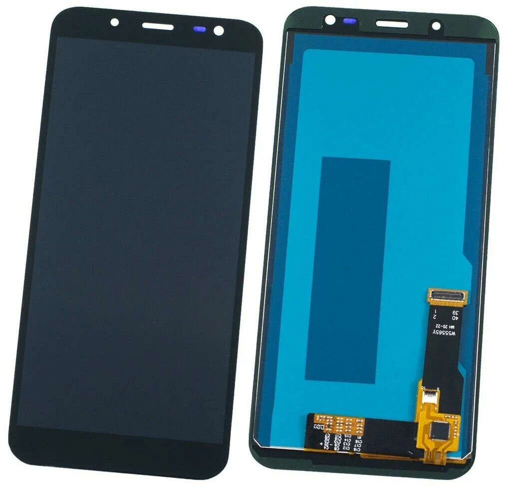 Дисплей Samsung Galaxy J6 2018/SM J600/A6 2018/SM A600 с сенсором черный (OLED)