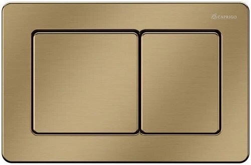 Кнопка смыва Caprigo Bricks BS003-vot для инсталляции, античная бронза