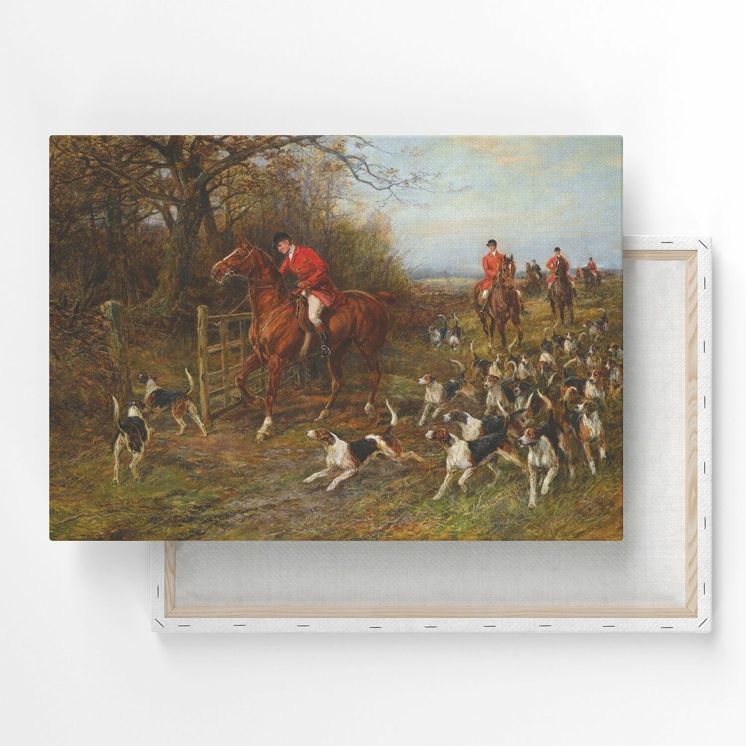 Картина на холсте, репродукция / Харди Хейвуд - Охота / Размер 40 x 53 см