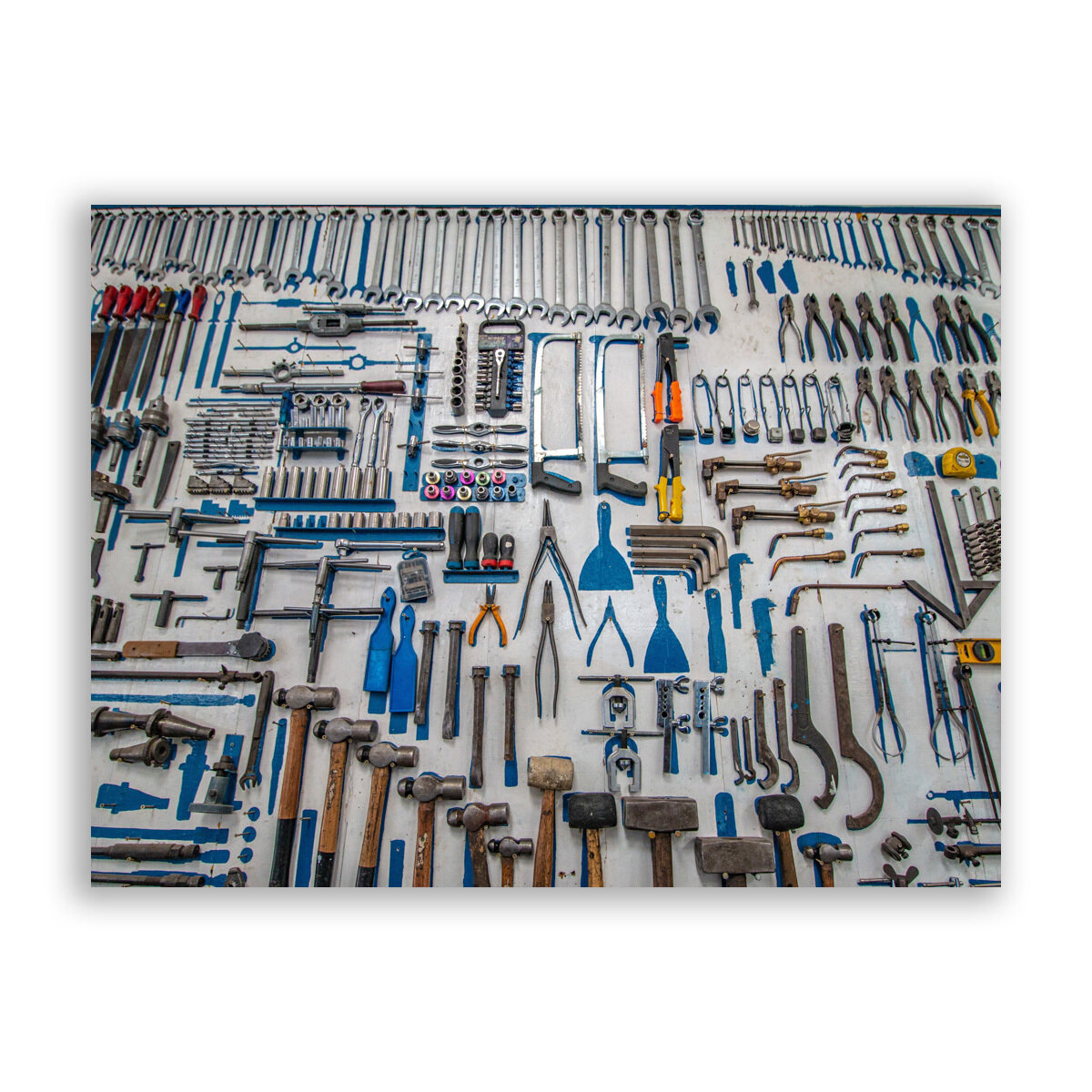 Постер, плакат на бумаге / Рабочие инструменты / Размер 30 x 40 см