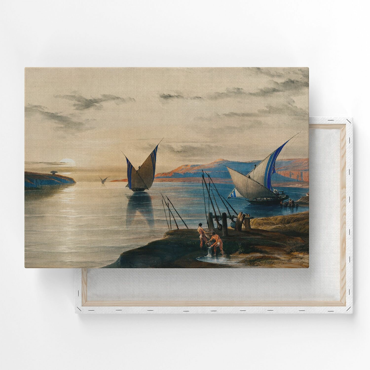 Картина на холсте, репродукция / Дэвид Робертс - Hager Selsilis / Размер 40 x 53 см