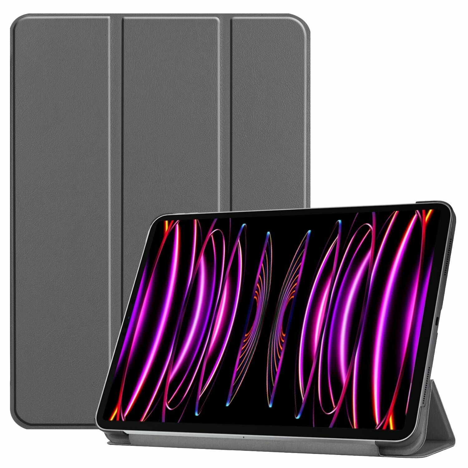 Чехол для iPad Pro 12.9" (2018-2022) серый