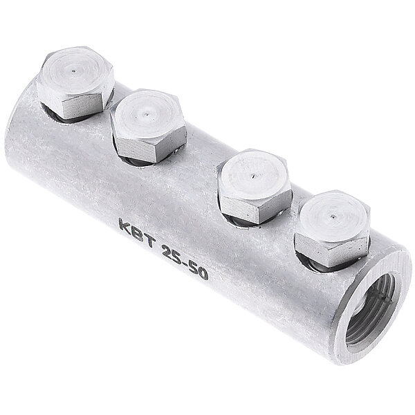 Гильза 65812 4СБ-25/50 алюминиевая 25-50мм2 с болтами со срывными головками (КВТ)