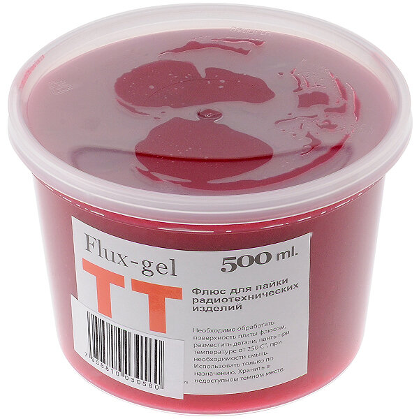 Флюс-гель ТТ Keller индикаторный паяльный 0,5л (Пайка и Монтаж)