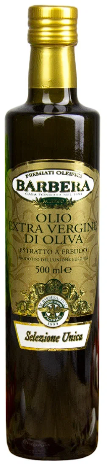 Масло оливковое Extra Virgin Barbera Selezione Unica (объем 0,5 л)