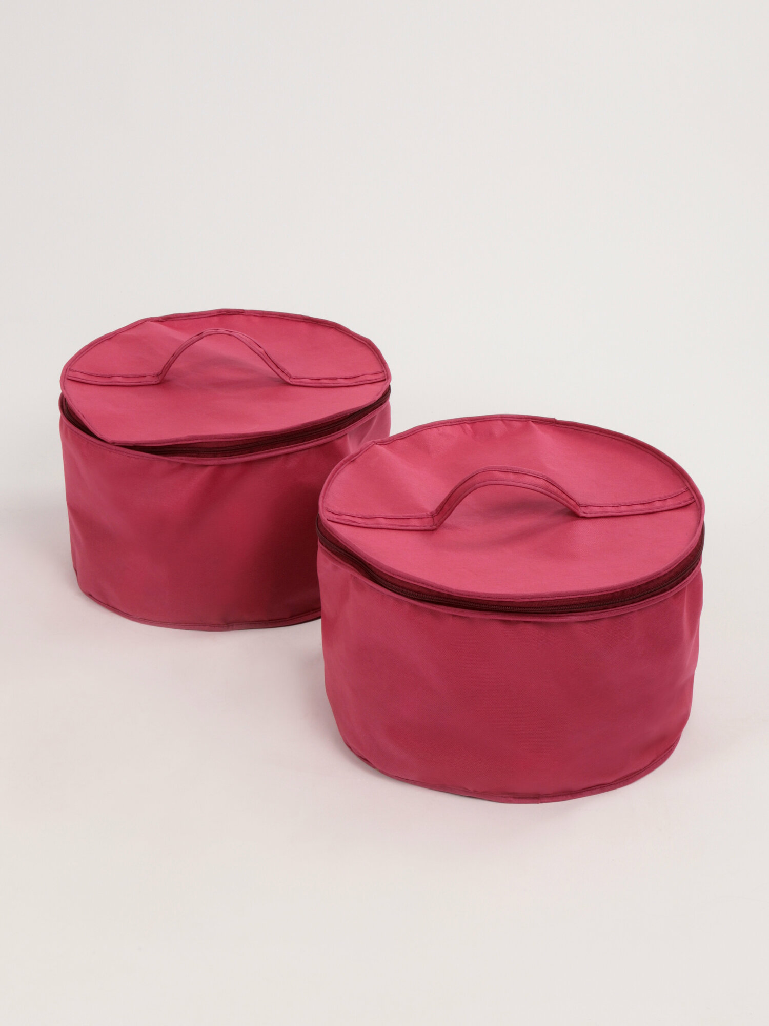 Чехол для хранения головного убора для шляп для обуви -2 шт бордовый