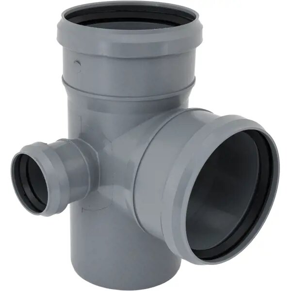 Крестовина двухплоскостная левая Контур 110x110x50 мм 87° полипропилен