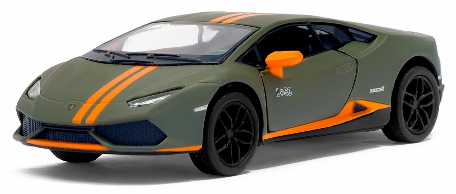 Kinsmart. Модель арт. КТ5401/2 "Lamborghini Huracan LP 610-4 Avio" 1:36 (болотный) инерц.