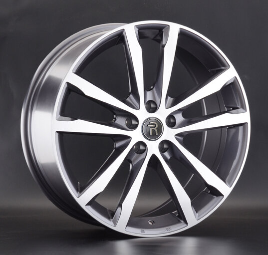 Колесный диск Replay MR211 20x8.5" PCD5x112 ET53 D66,6 темно-серый глянцевый с полированными лучами