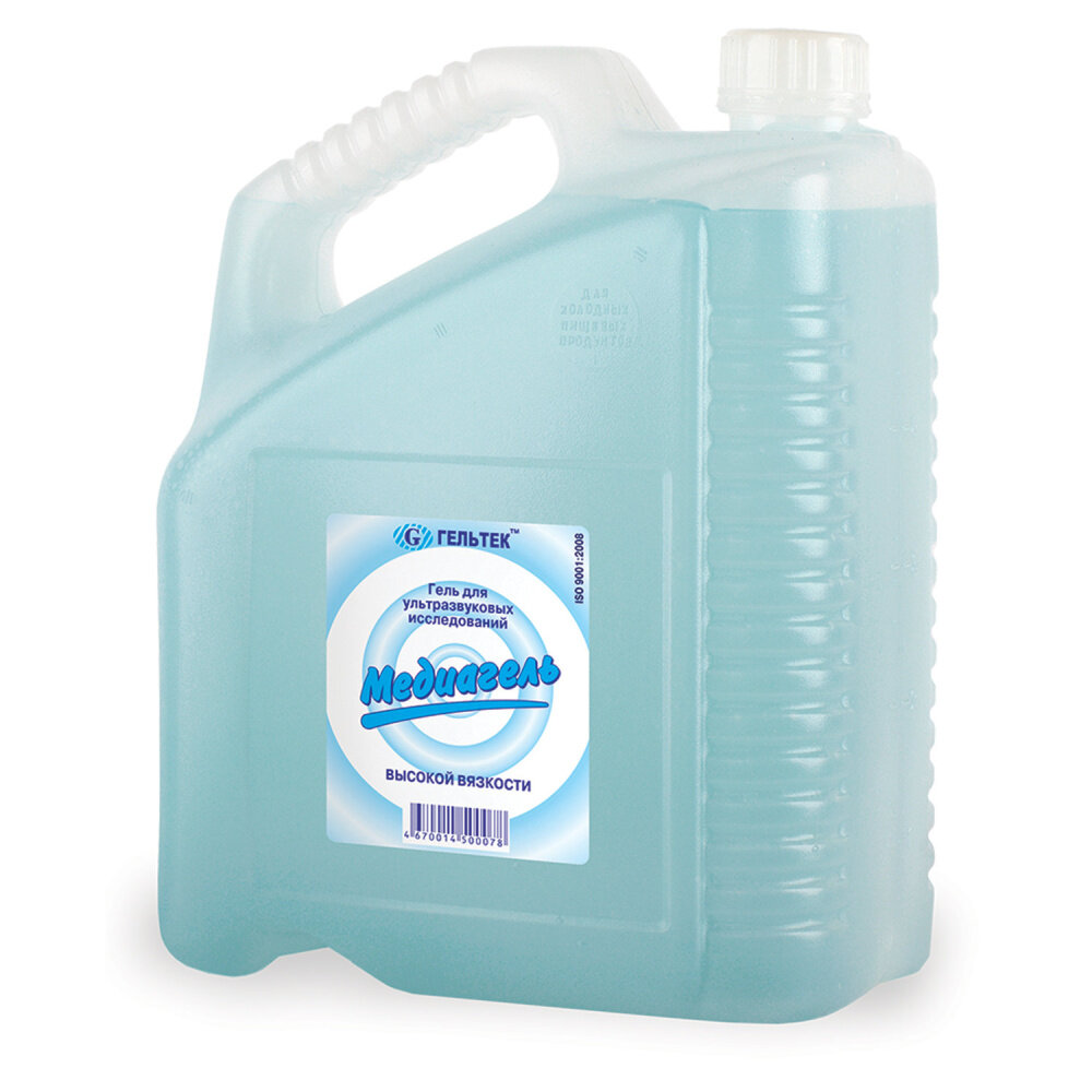 Гель для УЗИ 5 кг гельтек медиагель высокой вязкости, цветной