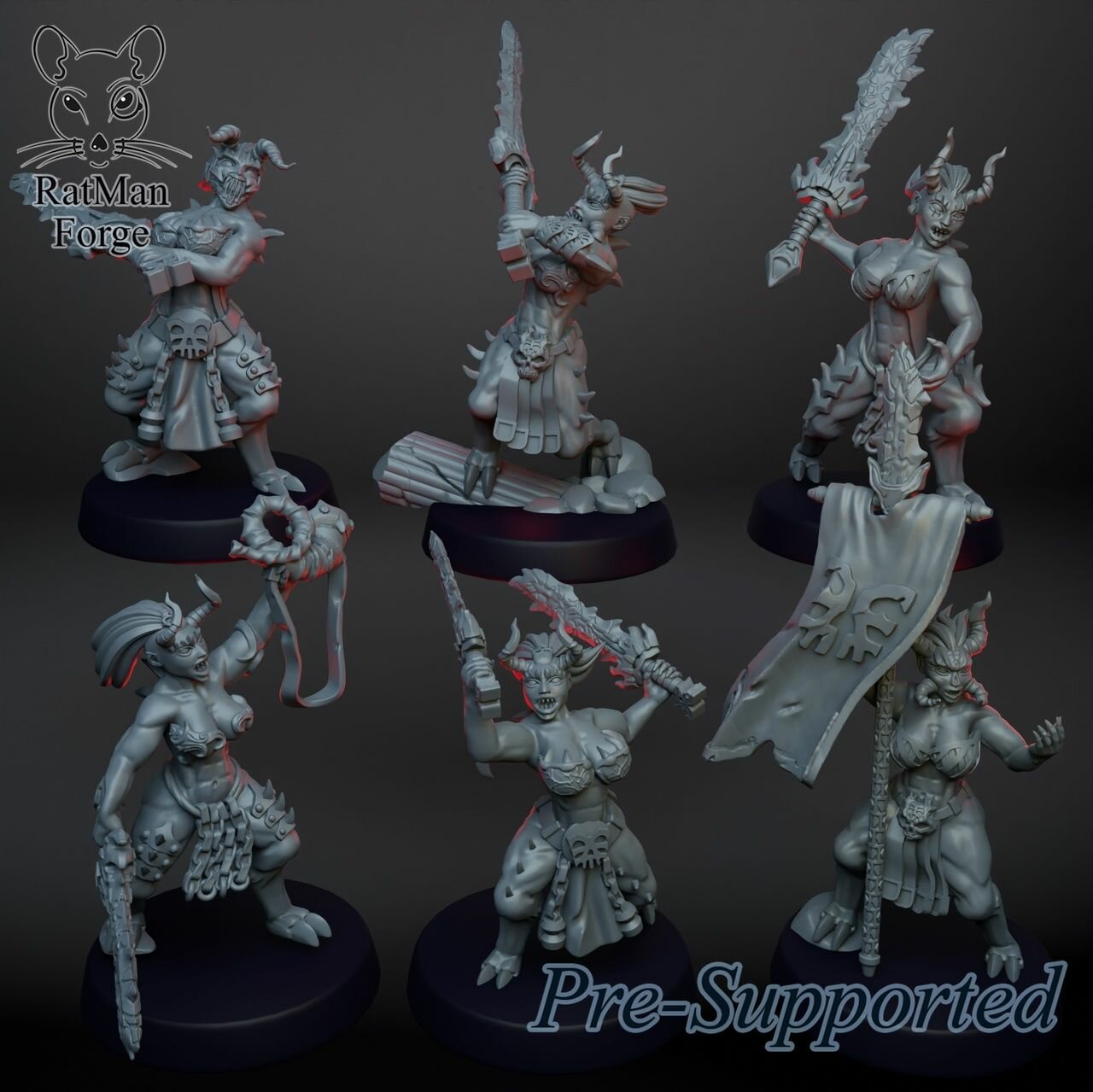 Миниатюра Chaos Daenonettes v1