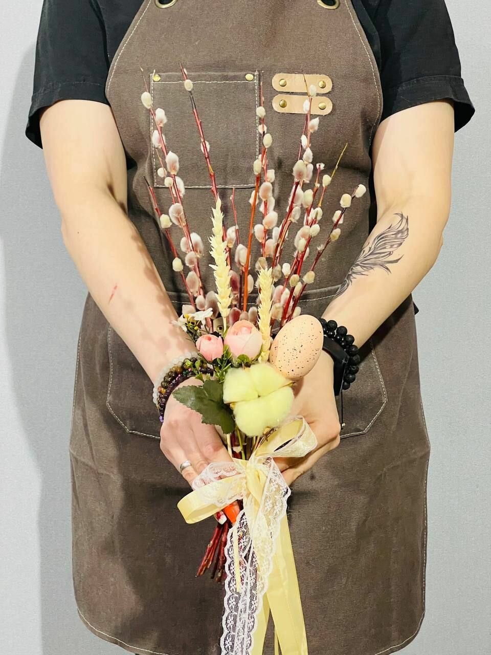 Верба и пшеница / Пасхальный букет / Цветы на вербное воскресенье