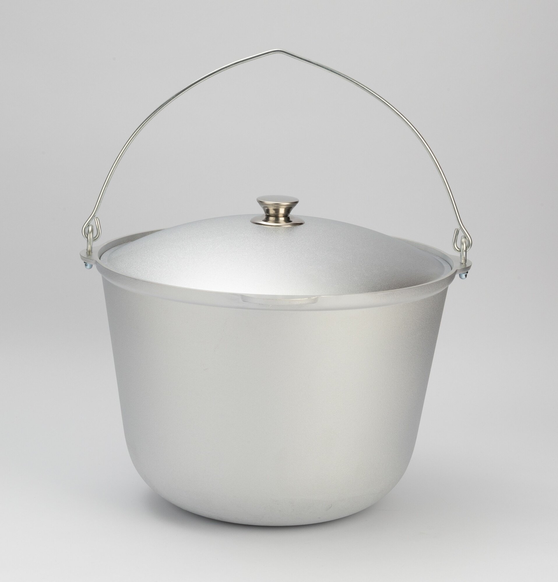 Котел походный литой алюминиевый 20 литров с крышкой