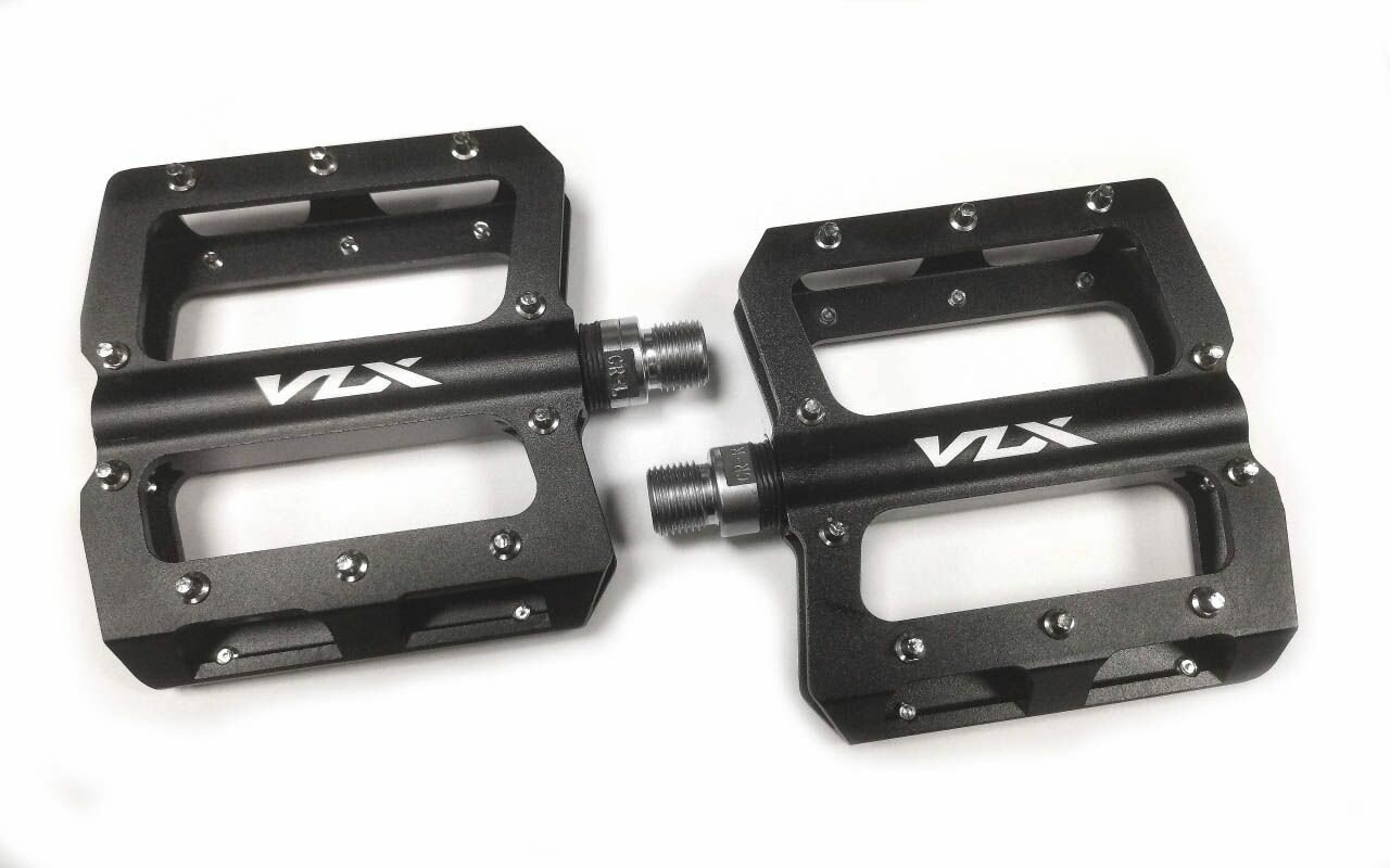 Педали для велосипеда алюминиевые VLX PD01 Промподшипники, ось Cr-Mo
