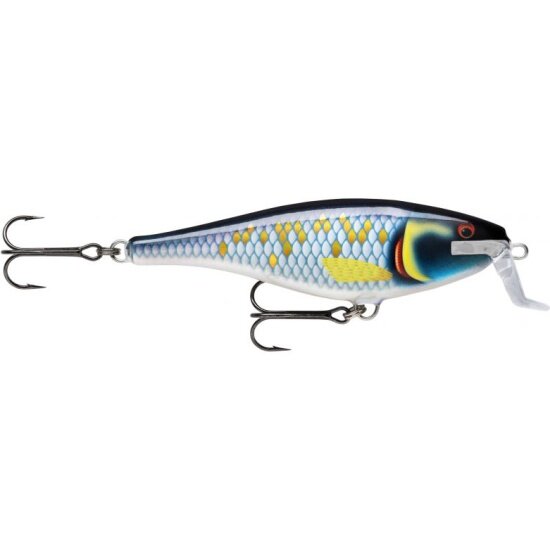 Воблер Rapala Super Shad Rap плавающий 1,5-2,7м, 14см 45гр, SSR14-SCRB