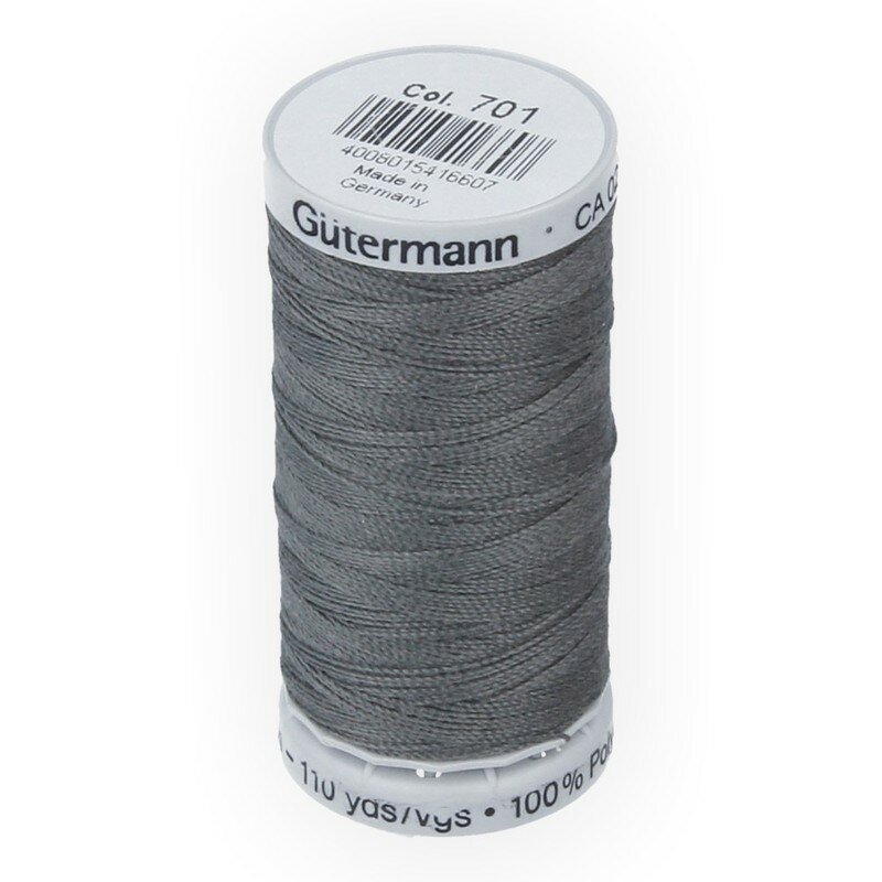 Нитки швейные "GUETERMANN" суперпрочные M 782 100 м 109.36 я №701 перламутрово-грифельный