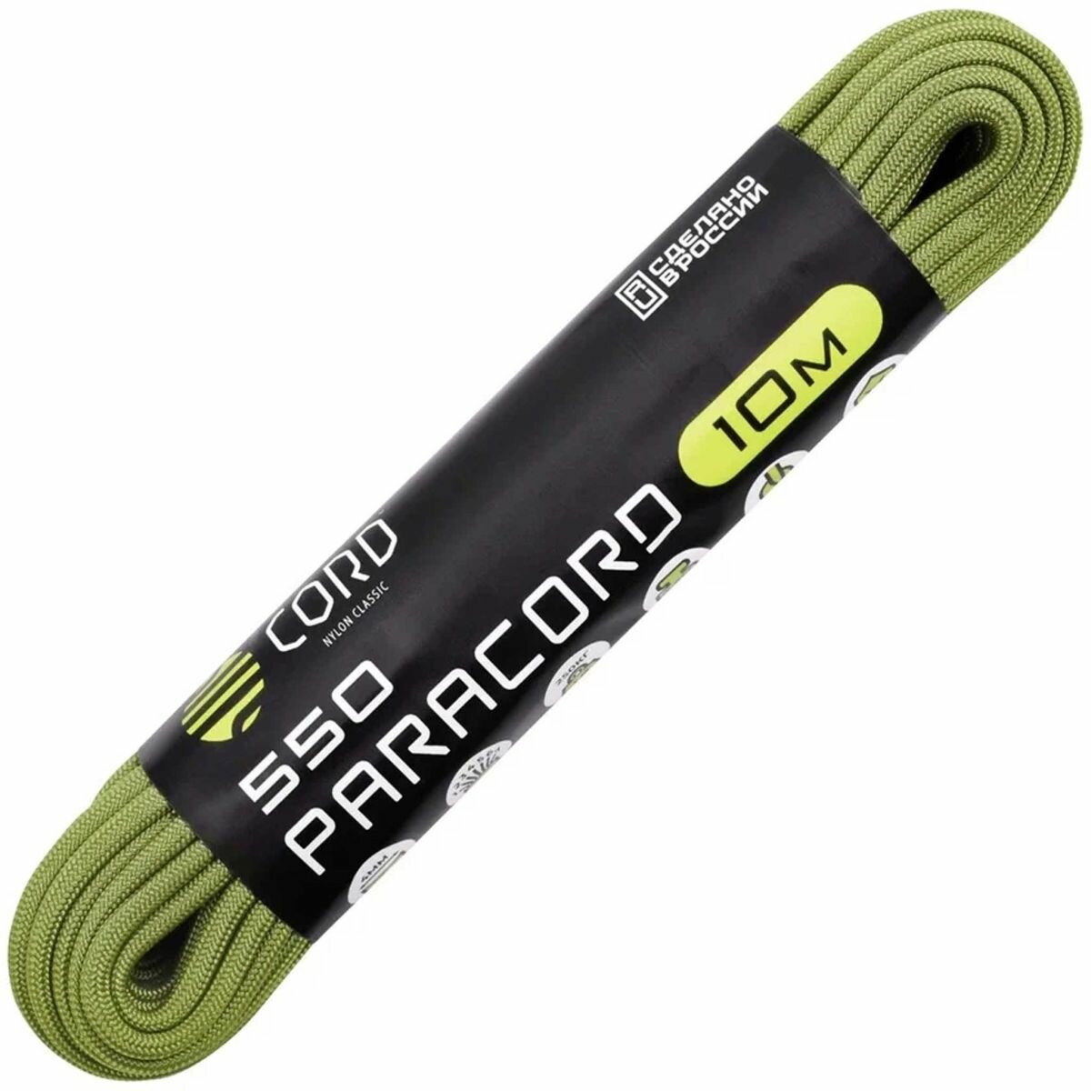 Паракорд 550 CORD nylon 10м RUS (moss)