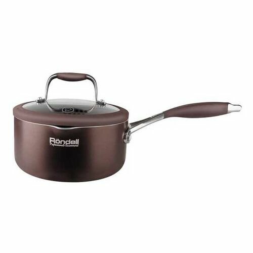 Ковш Rondell Mocco RDA-279, 1.6л, с крышкой, коричневый