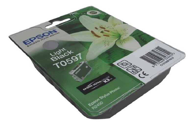 Картридж Epson T0597 серый оригинальный T05974010 Epson Stylus Photo R2400
