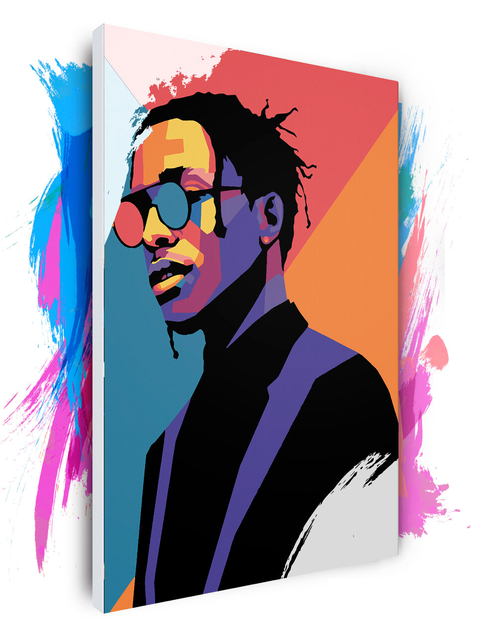 Картина по номерам на холсте ASAP Rocky Art, 50 х 80 см
