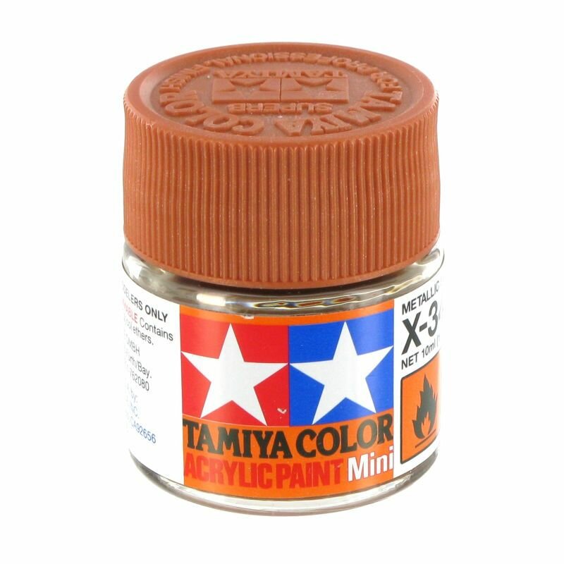 81534 X-34 METALLIC BROWN (коричневый металлик) акриловая краска объем 10мл.