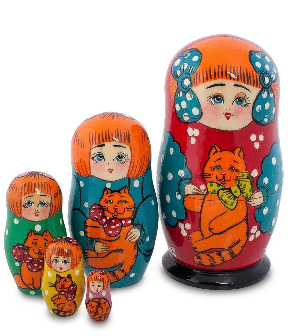 Матрешка 5м "Манютка" бол. СП A2177739 Народные промыслы, Дерево липа, краски, лак