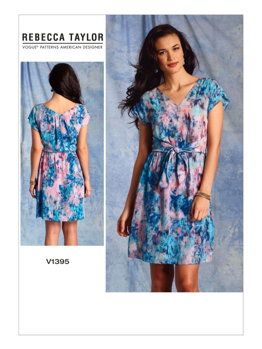 Выкройка VOGUE №1395 Платье