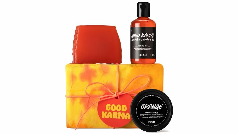 LUSH Good Karma Подарочный набор для душа (3 предмета)
