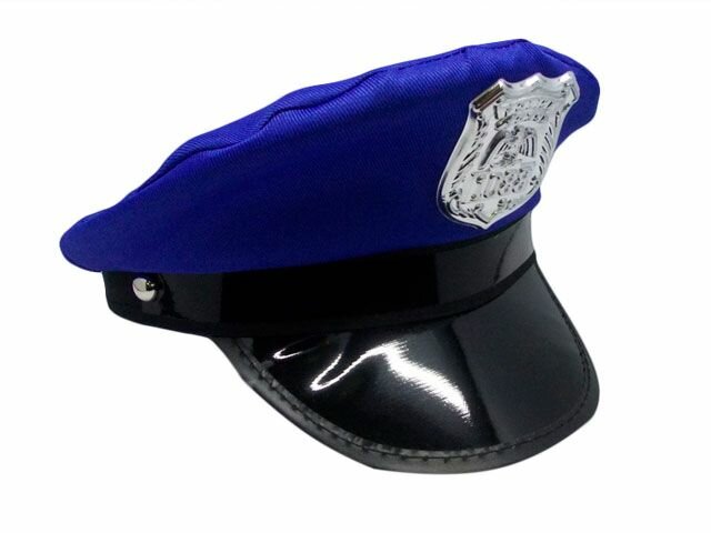 Фуражка "Полицейский", I-Bright Company, пластик/текстиль, синяя