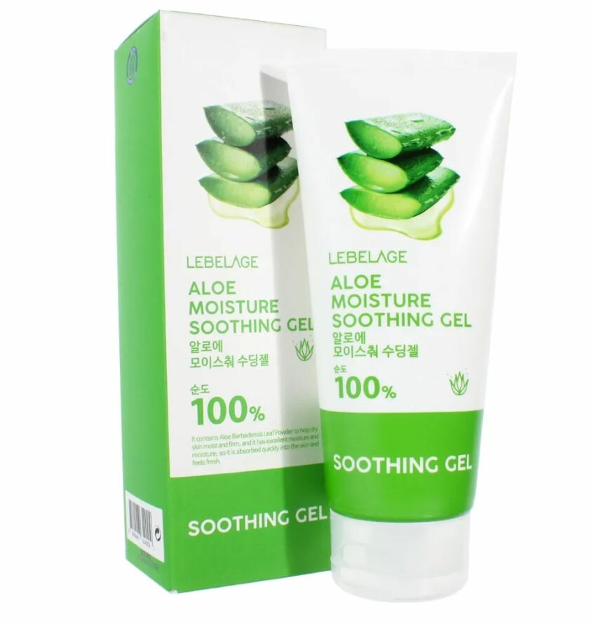 Lebelage Гель для лица и тела увлажняющий с алоэ, 100 мл