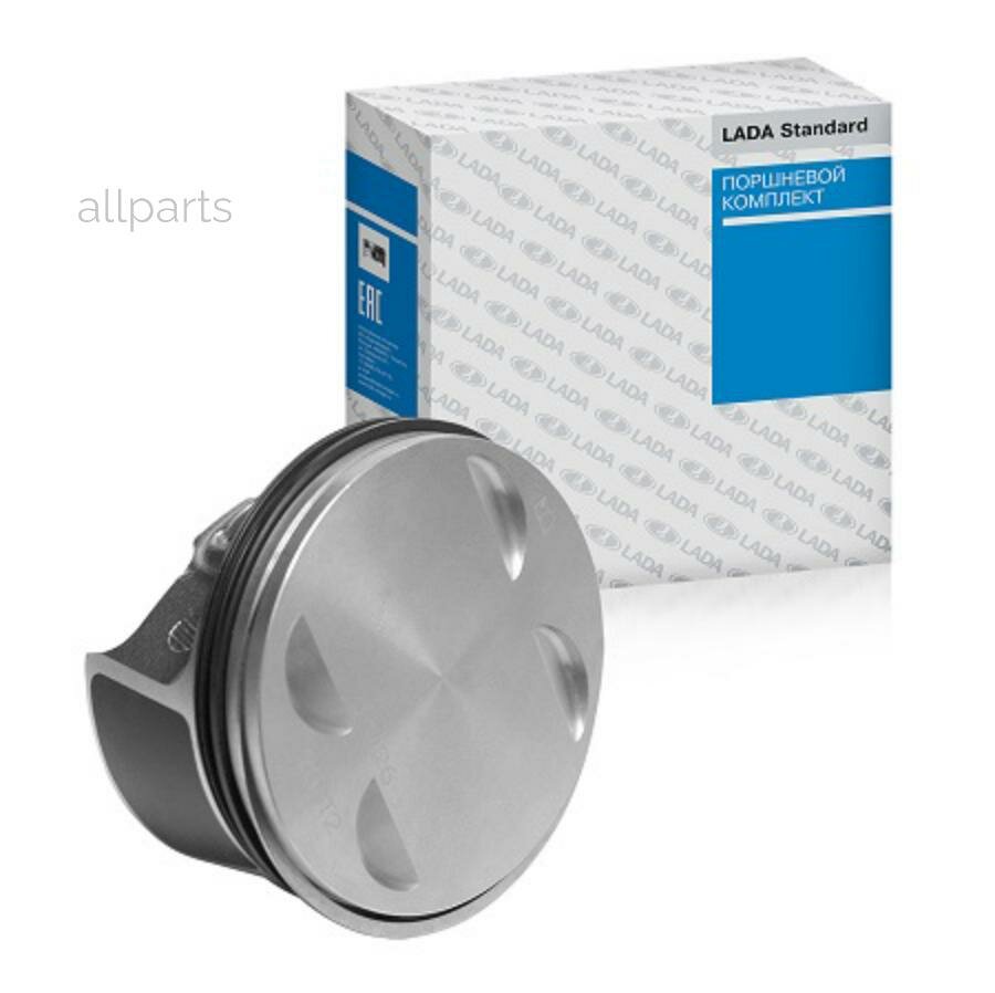 LADA 1119410040155C Поршневая группа комплект (4 шт.) ВАЗ-11194 основной размер 76,5 группа C (дв. 1,4 л, 16V) LADA 1119410040155C