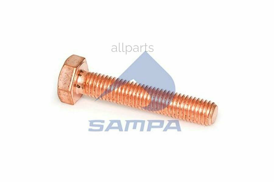 SAMPA 020061 болт выпускного коллектора ! M10x1.5x55/55 1-7x медн.\MAN D0826/0824