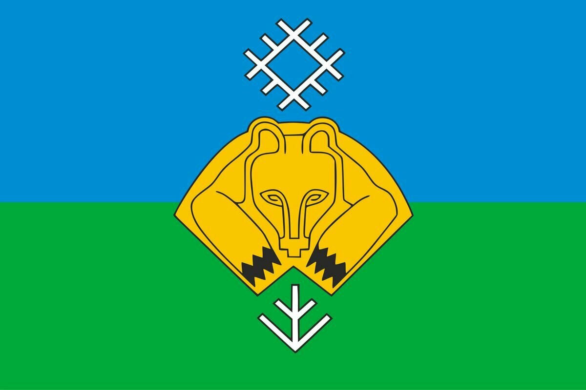 Флаг столицы субъекта РФ - Сыктывкар, Размер: 75х50 см.