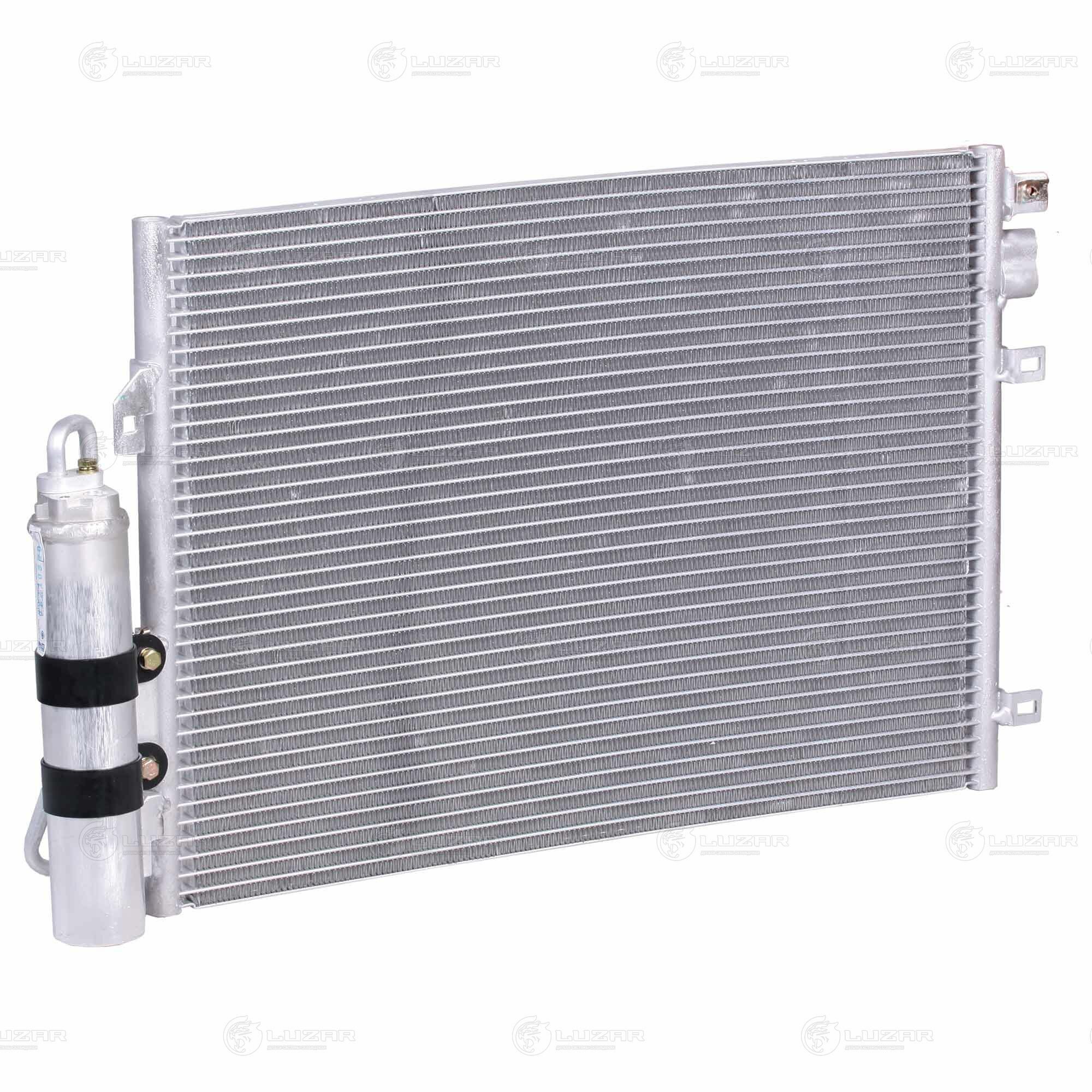 Радиатор кондиционера LUZAR LRACRELO04360, для Renault Logan, металл, пластик