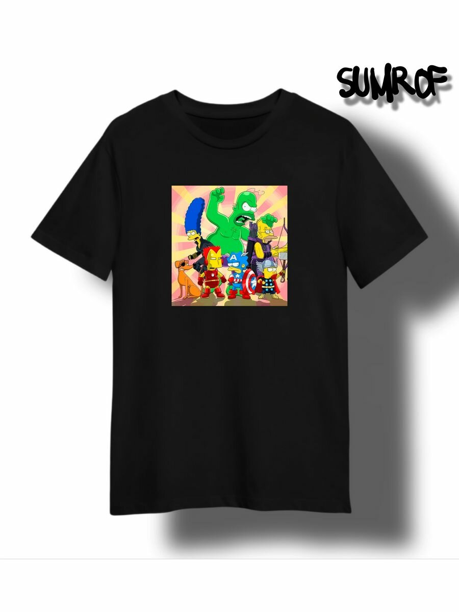 Футболка Zerosell simpsons мстители
