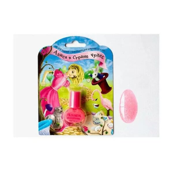 Лак для ногтей FESTIVA "Сказочный переполох", детский, с блестками, 5 мл