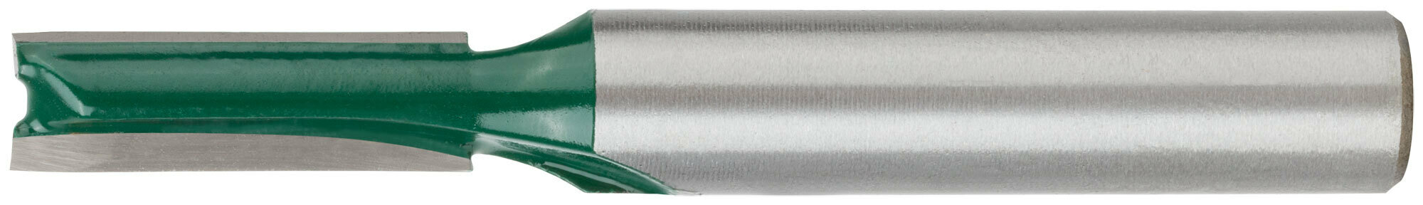 Фреза по дереву для фрезера пазовая прямая с двойным лезвием FIT 6х20х60 мм