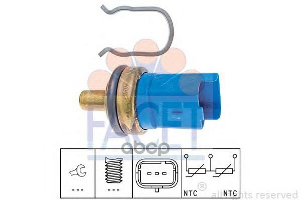 Датчик температуры CITROEN BERLINGO I 2.0 HDI 90 (MBRHY, MCRHY) Facet арт. 73293
